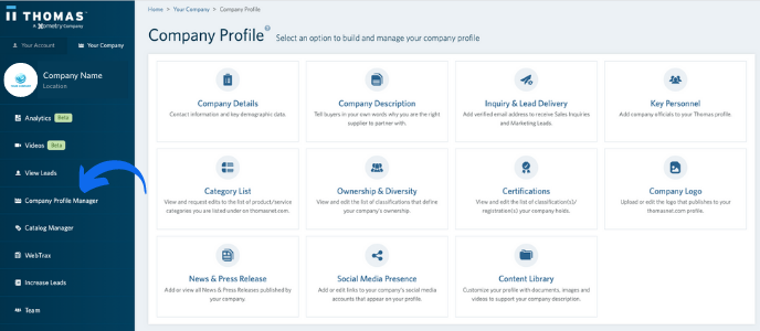 Your company profile checklist